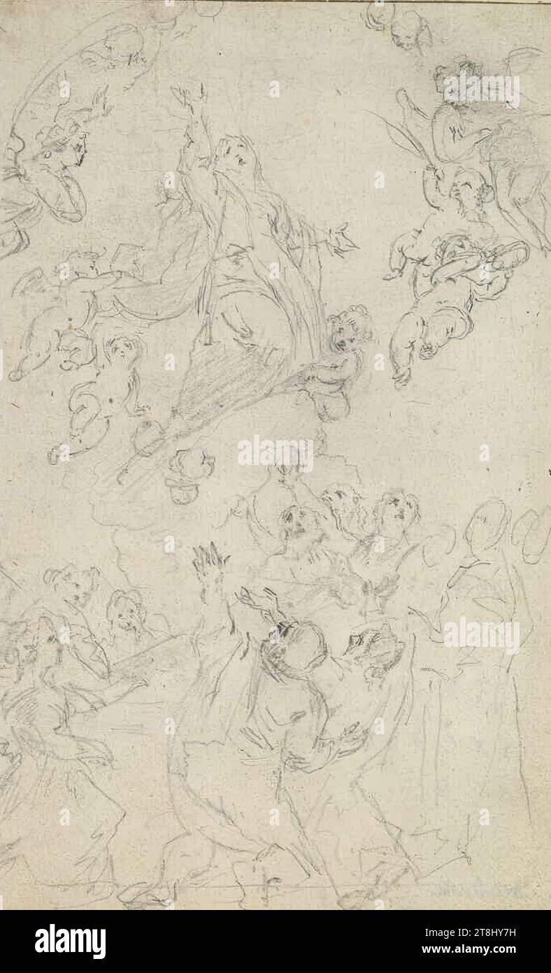 Assumption of Mary after Rubens painting in the Lichtenstein Gallery ...