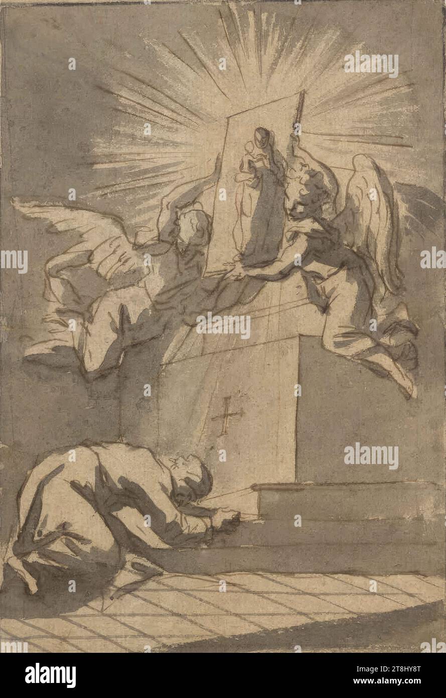 Miraculous image of Mons Fervida, Anonymous, around 1780, drawing ...