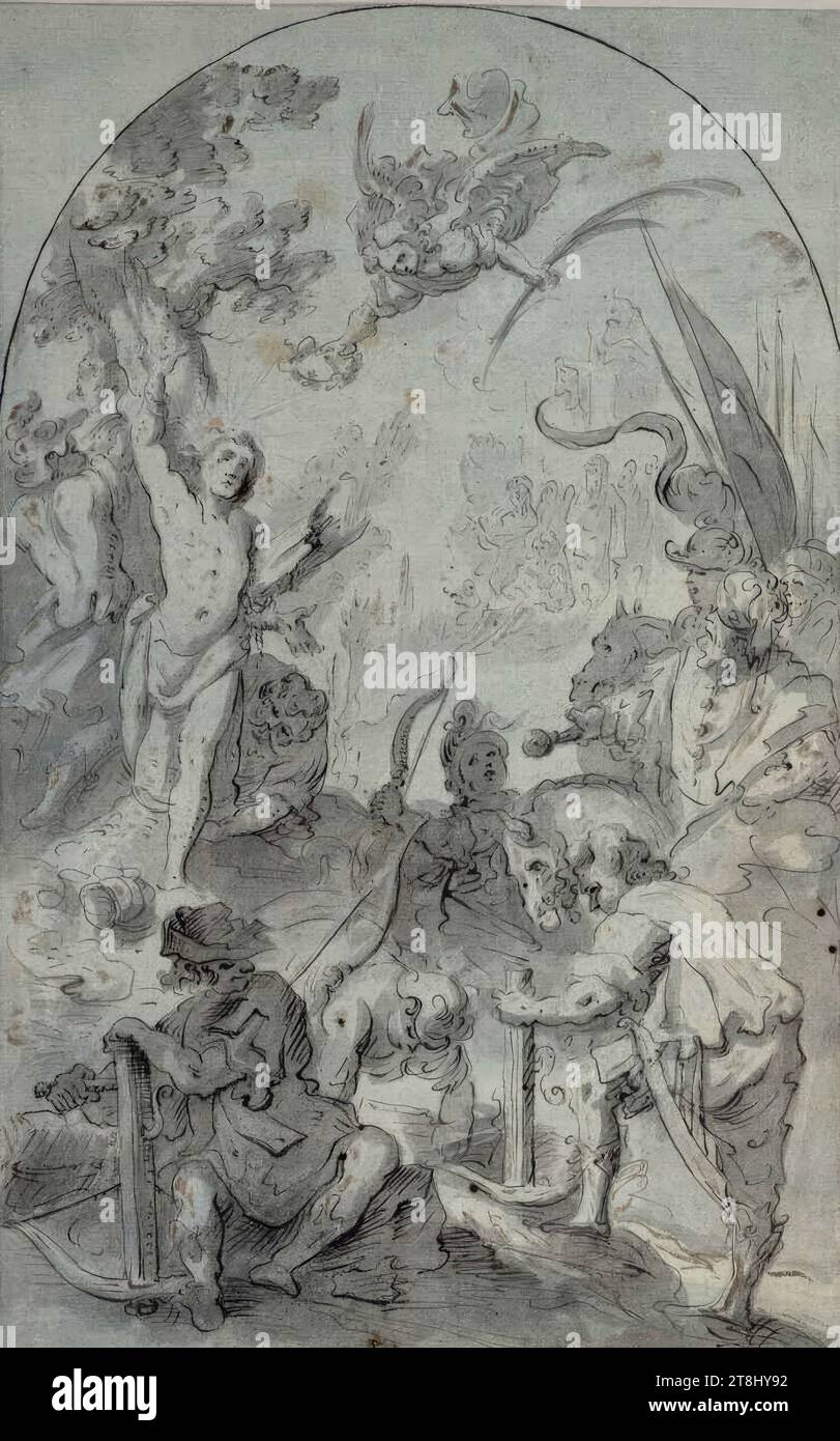 Martyrdom of Saint Sebastian, Tobias Pock, Constance around 1609 ...