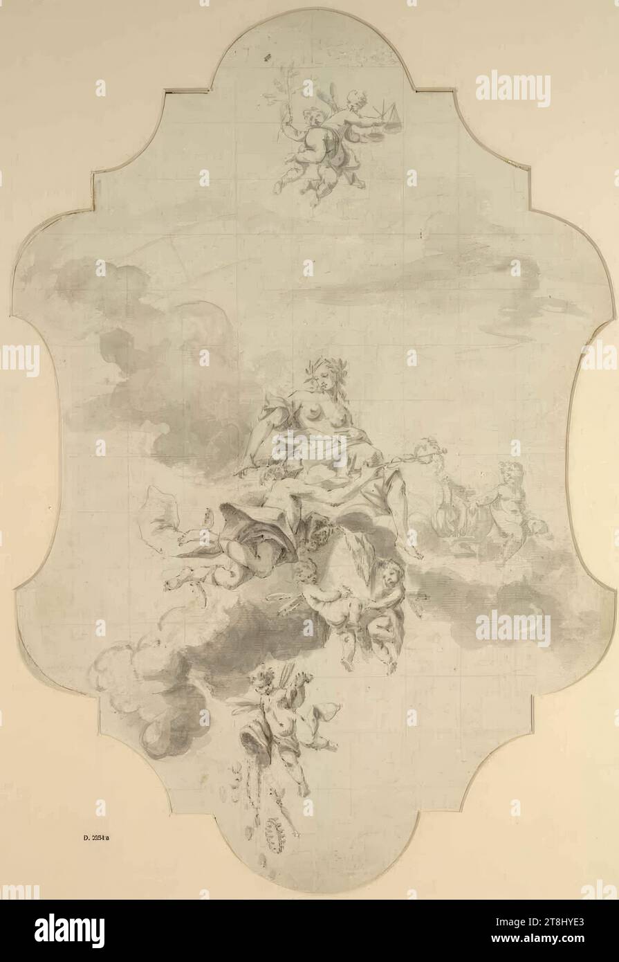 Allegory with Mercury and Abundantia, Johann Christian Sambach, Vienna ...