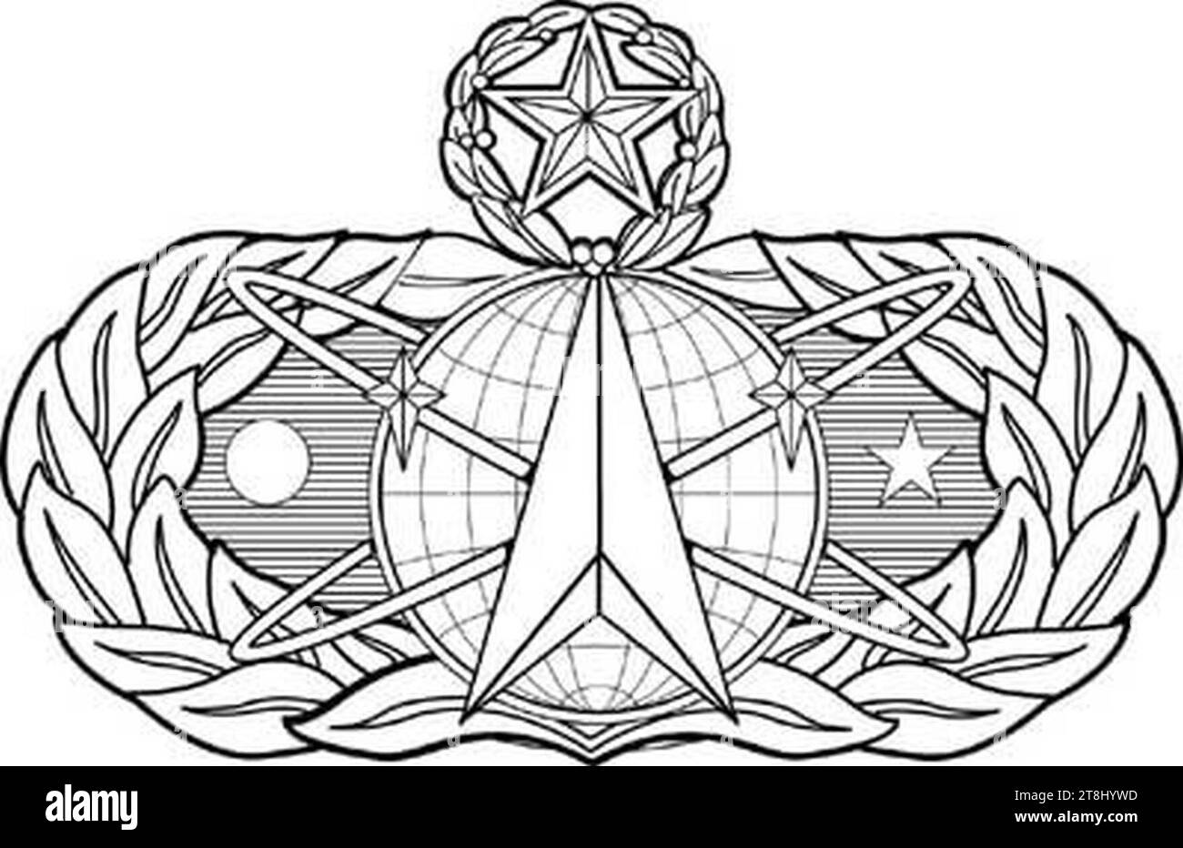 USAF - Occupational Badge - Space and Missile-Master Stock Photo - Alamy