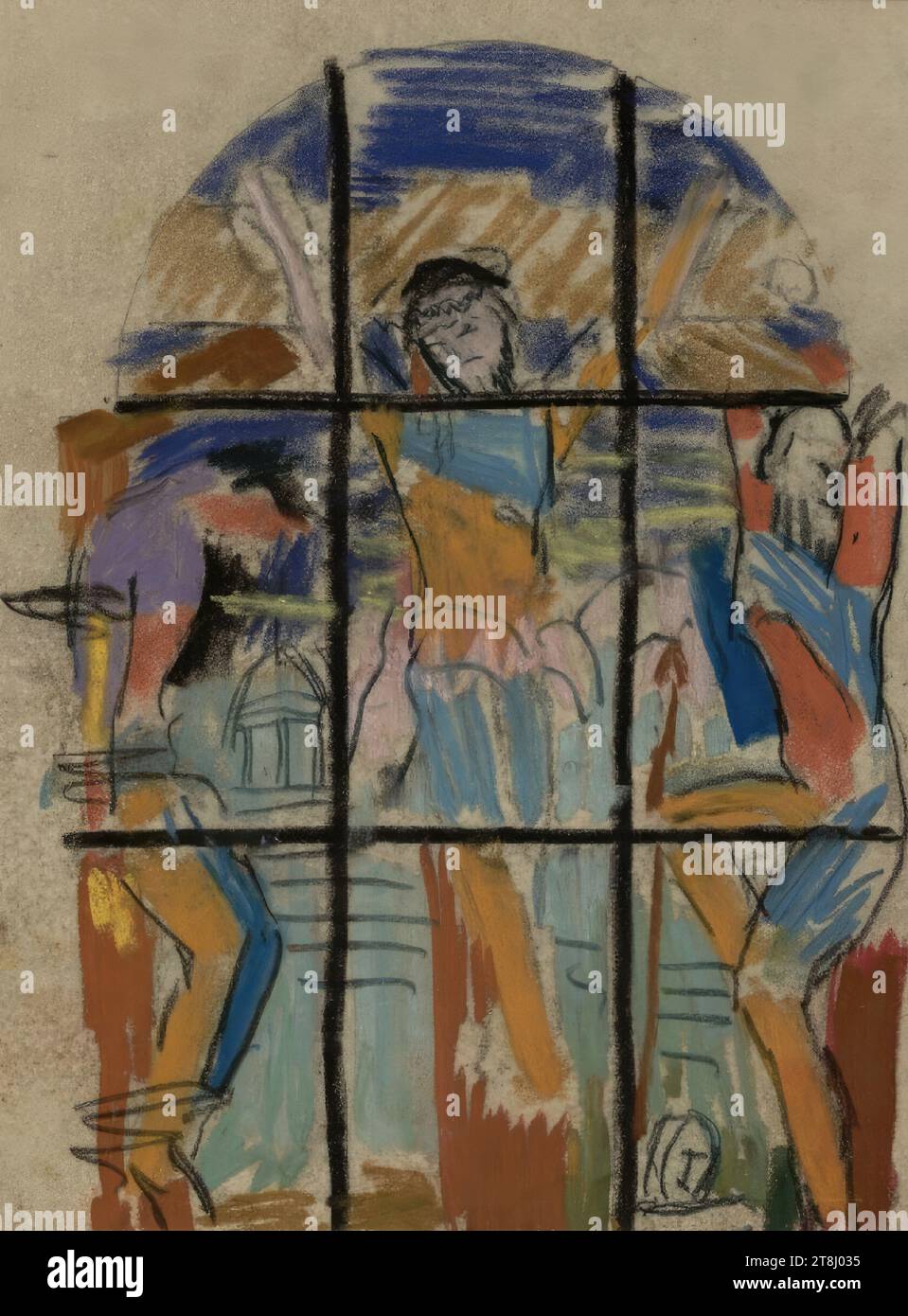 Crucifixion, Franz Wiegele, Nötsch 1887 - 1944 Nötsch, before 1937 ...