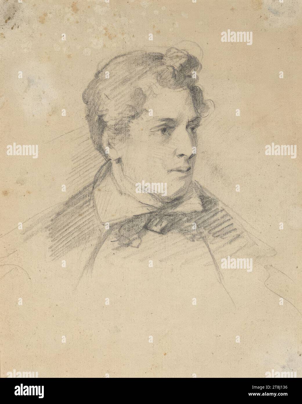 Study for the portrait of Franz Danhauser, Josef Danhauser, Vienna 1805 ...