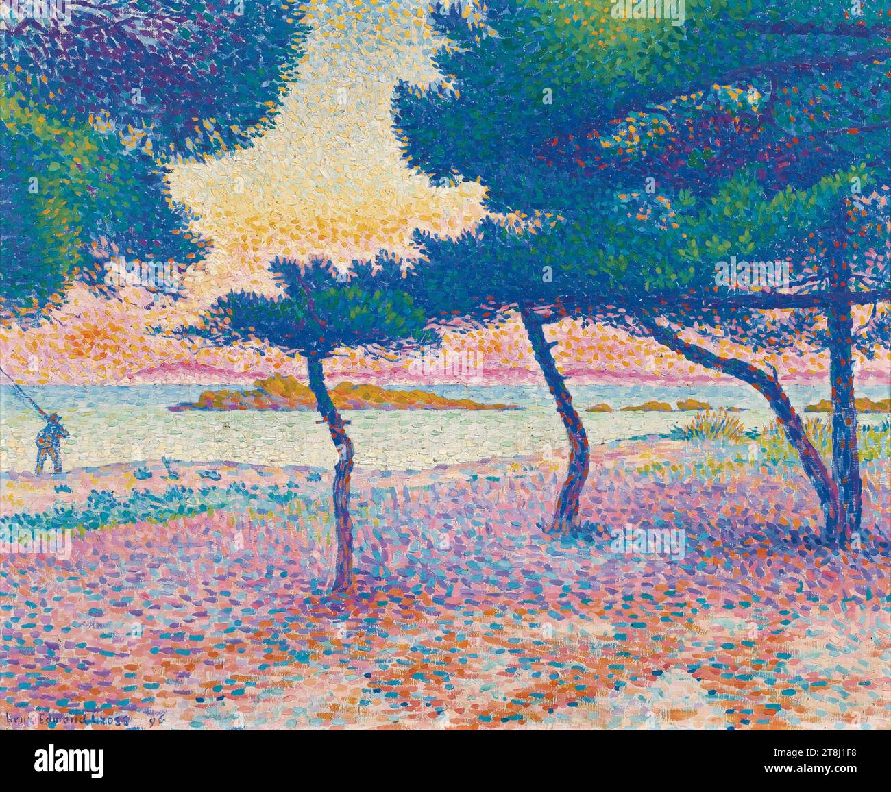 HENRI EDMOND CROSS (1856 - 1910), LA PLAGE DE SAINT-CLAIR, signed Henri ...