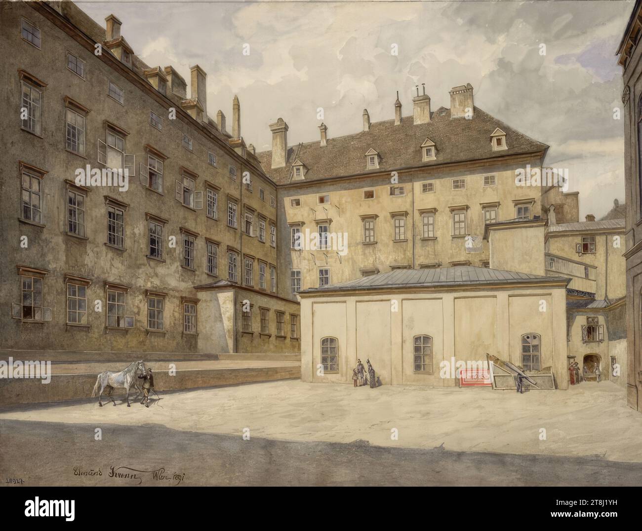 The Imperial Castle in Vienna IX. Image: The summer riding school with ...