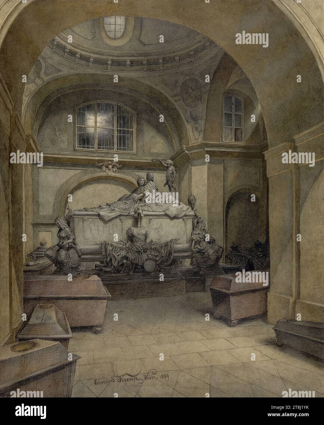 The Capuchin Crypt in Vienna: sarcophagus of Maria Theresa and Franz ...