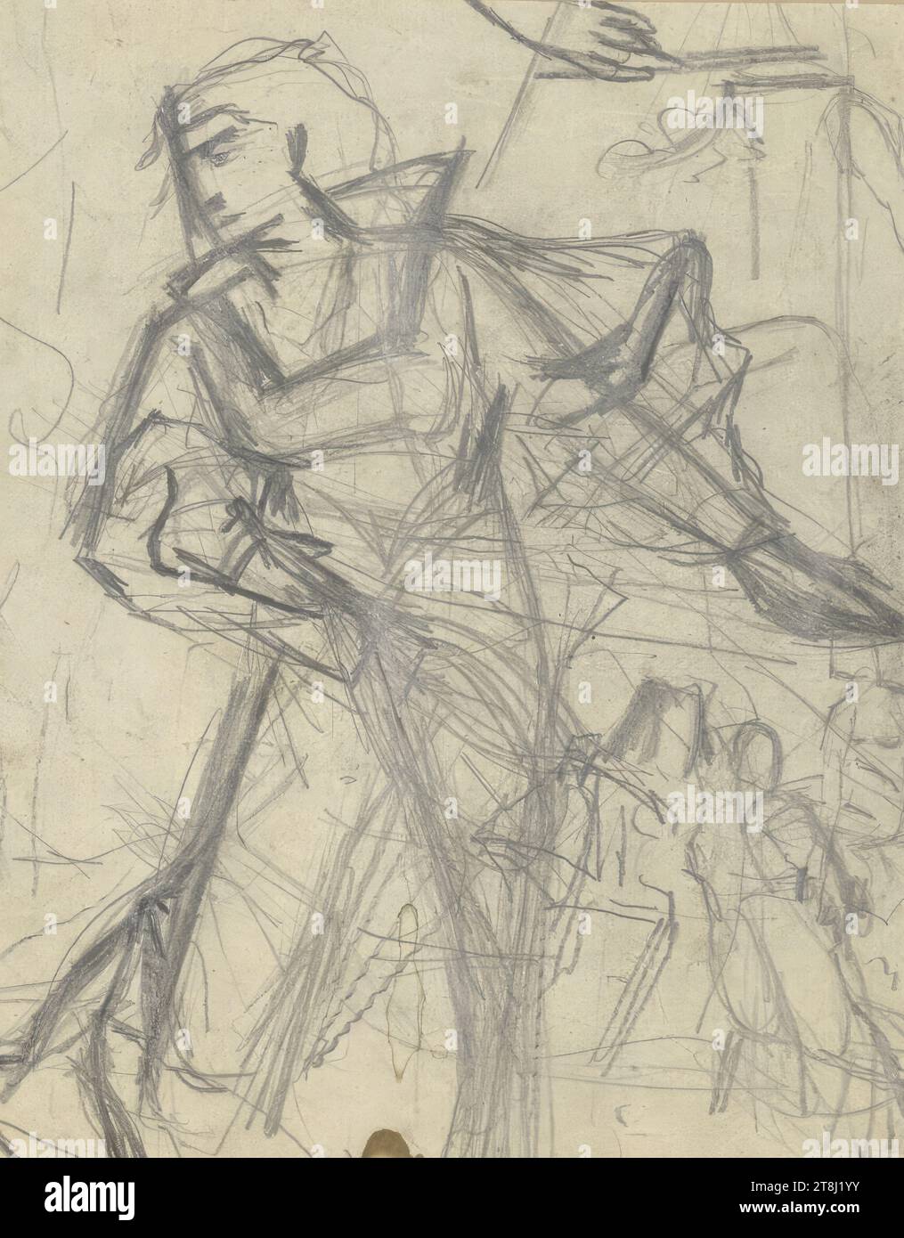 Figure studies for 'Hunt of Diana', Hans Makart, Salzburg 1840 - 1884 ...