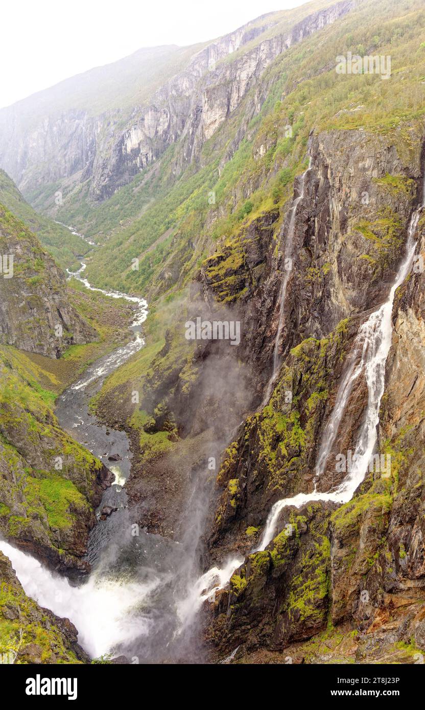 Beautiful Rivers and Waterfalls near Eidfjord Norway Stock Photo - Alamy