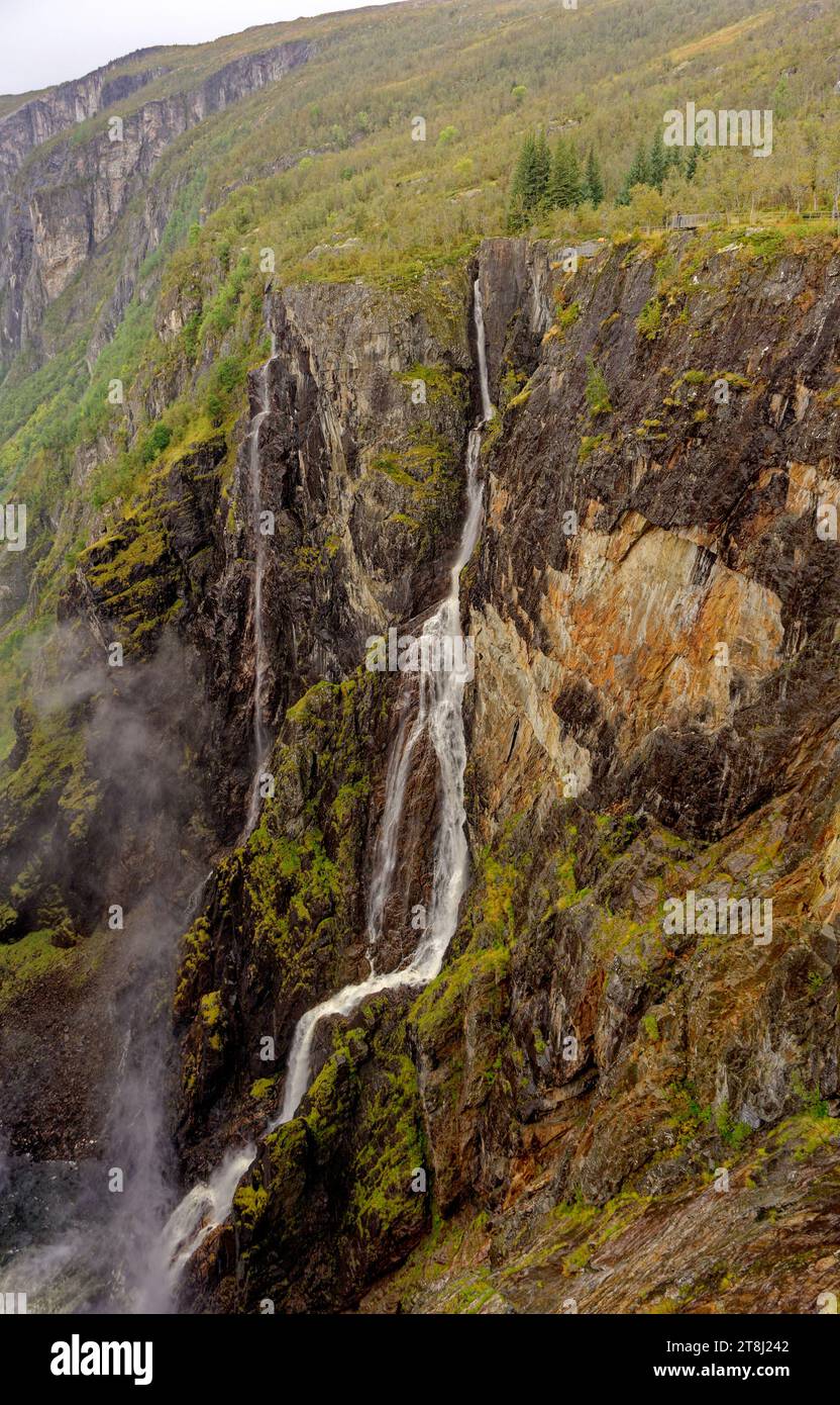 Beautiful Rivers and Waterfalls near Eidfjord Norway Stock Photo - Alamy