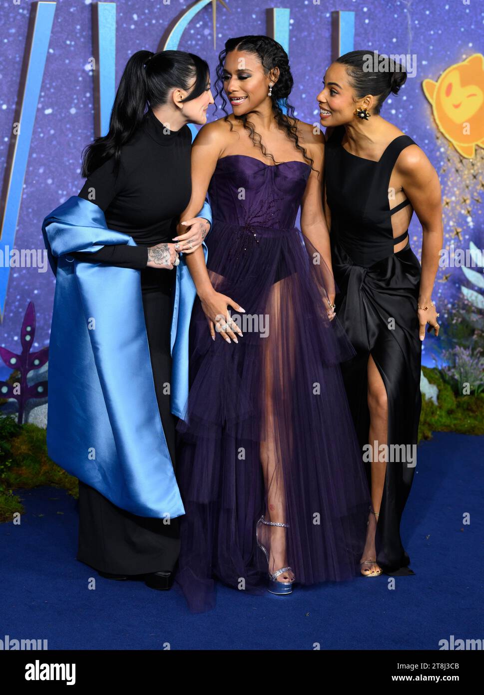 London, UK. November 20th, 2023. Julia Michaels, Ariana DeBose and ...