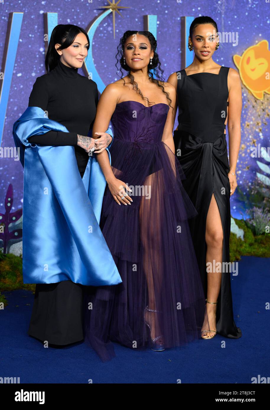 London, UK. November 20th, 2023. Julia Michaels, Ariana DeBose and ...