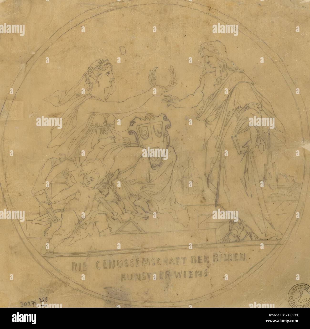 Allegorical representation, Rudolf Weyr, Vienna 1847 - 1914 Vienna ...