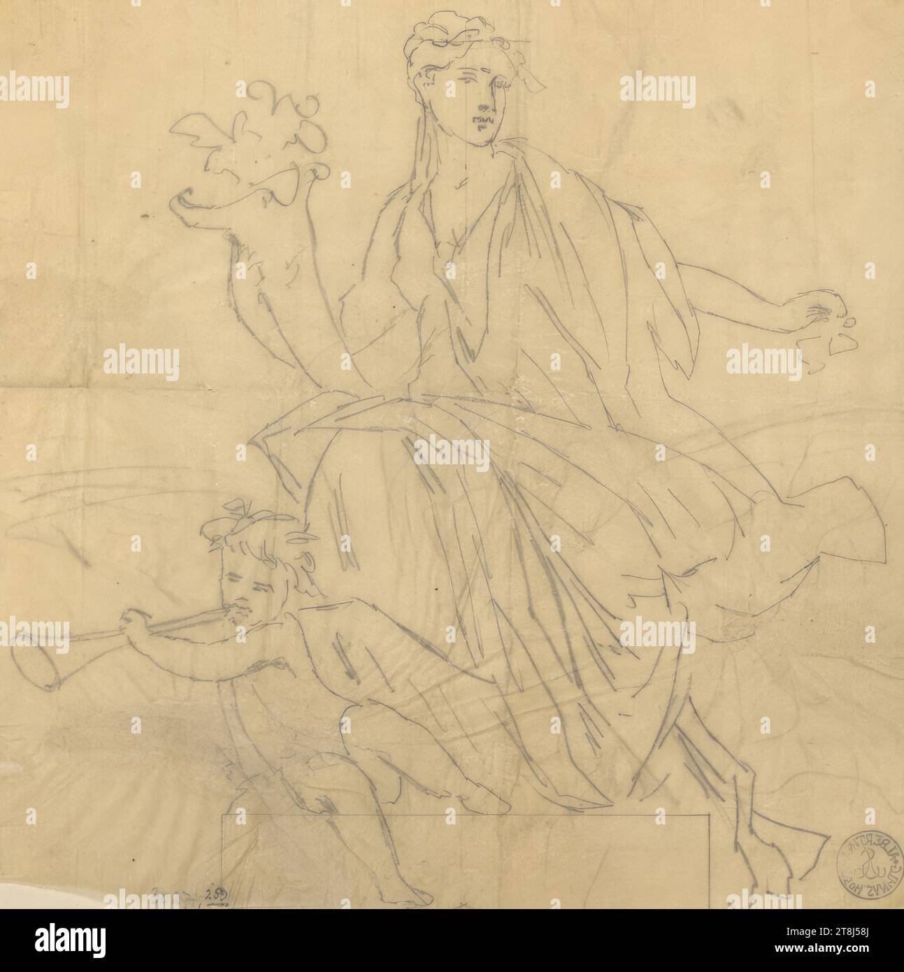 Allegorical representation, Rudolf Weyr, Vienna 1847 - 1914 Vienna ...