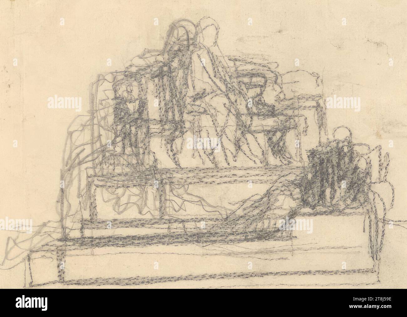 Architectural study, Rudolf Weyr, Vienna 1847 - 1914 Vienna, drawing, 8 ...