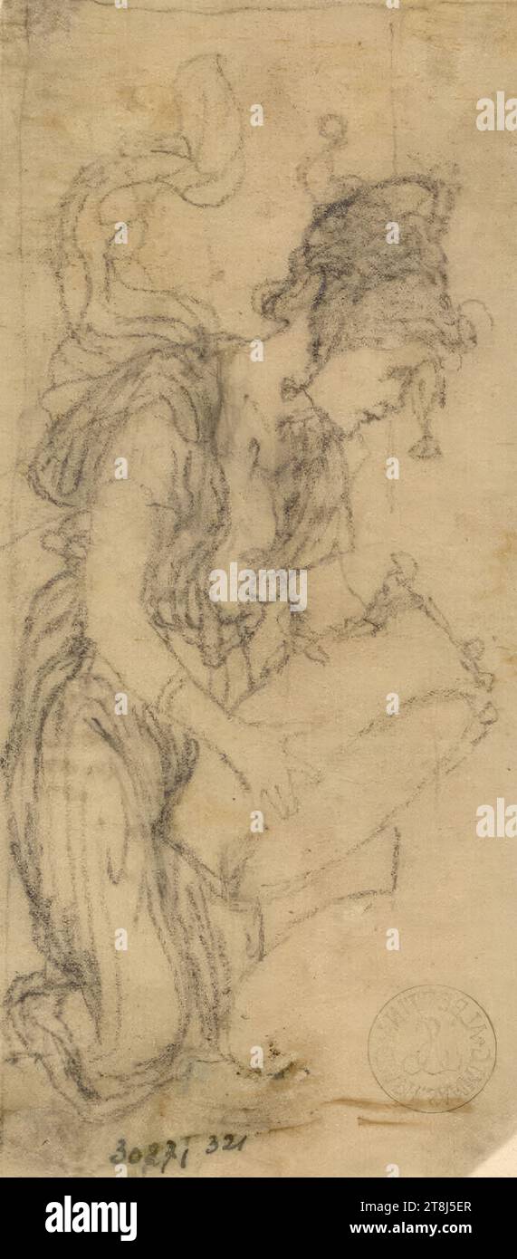 Sketch sheet, Rudolf Weyr, Vienna 1847 - 1914 Vienna, drawing, pencil ...