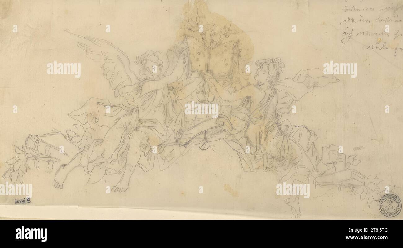 Allegorical representation, Rudolf Weyr, Vienna 1847 - 1914 Vienna ...