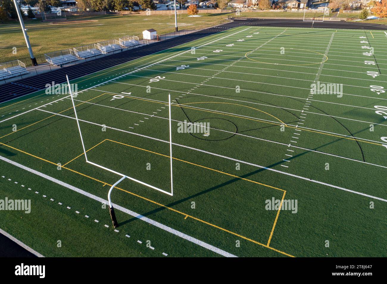 football end zone Stock Photo - Alamy
