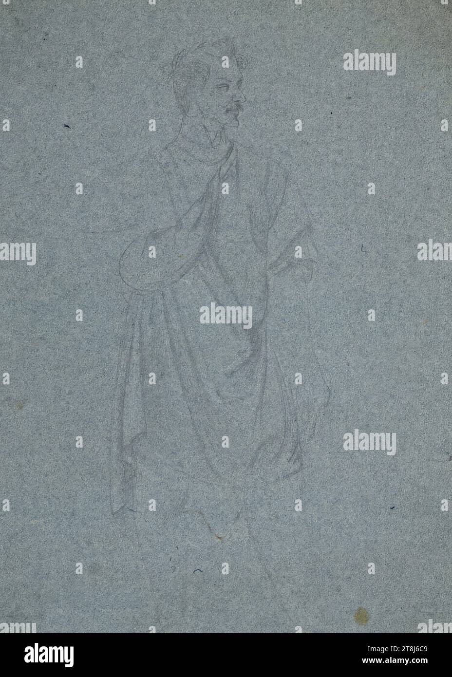 Sketch sheet, Rudolf Weyr, Vienna 1847 - 1914 Vienna, drawing, pencil ...