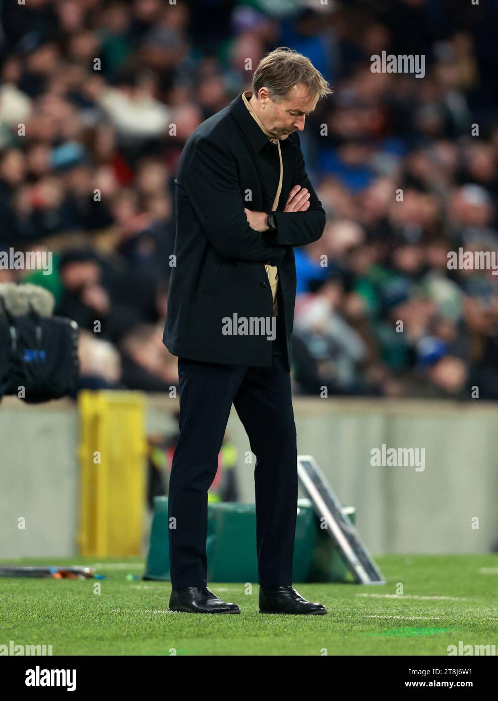 Denmark manager Kasper Hjulmand during the UEFA Euro 2024 qualifying ...