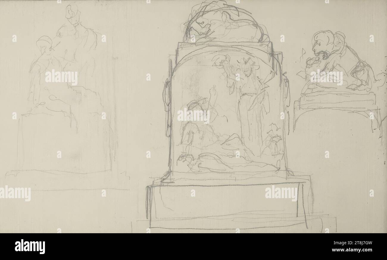 Designs for monuments, sketchbook Swoboda Emerich Alexius; 32 paginated ...