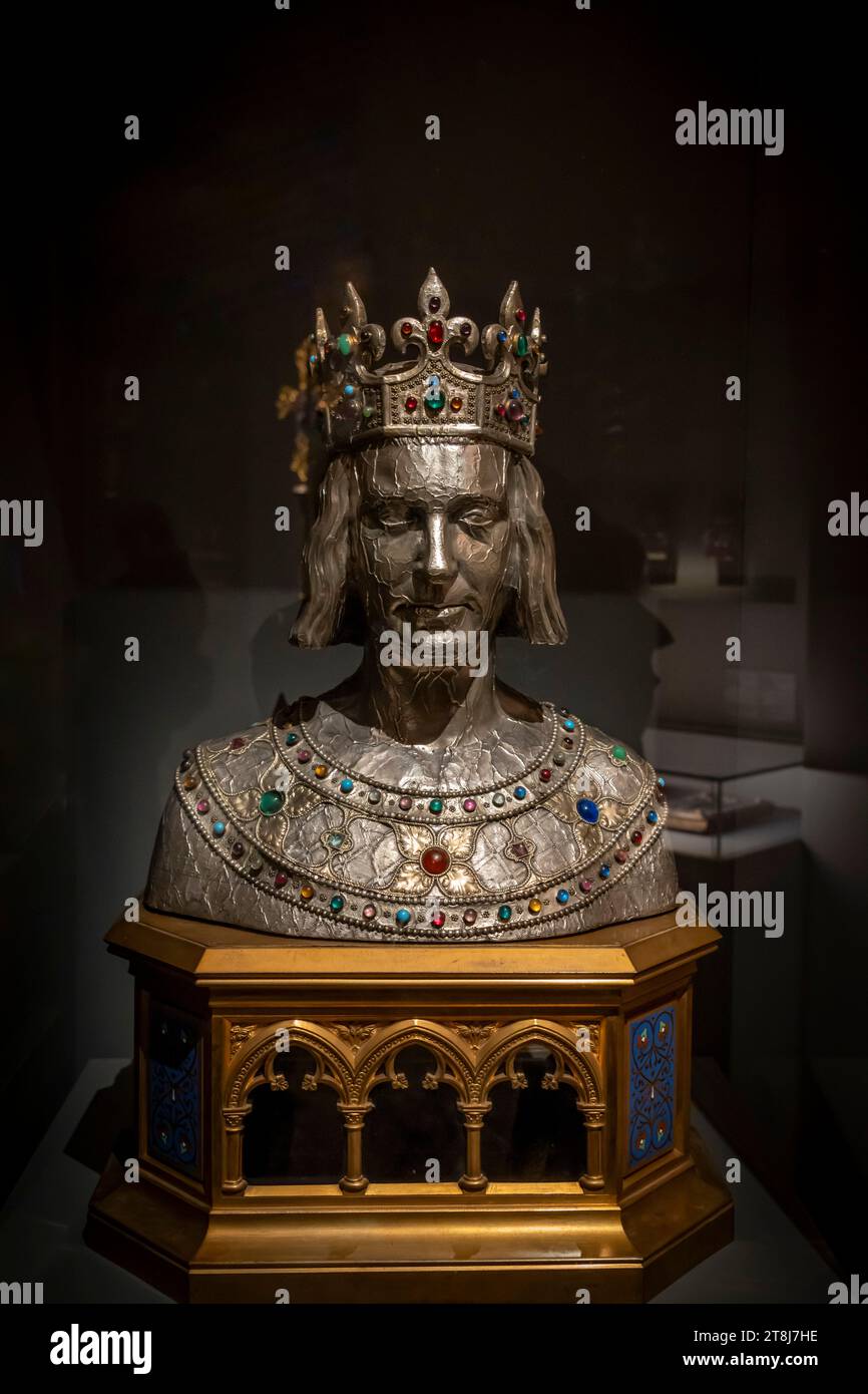 Paris, France - 11 16 2023: Louvre Museum. The Treasure of Notre-Dame ...