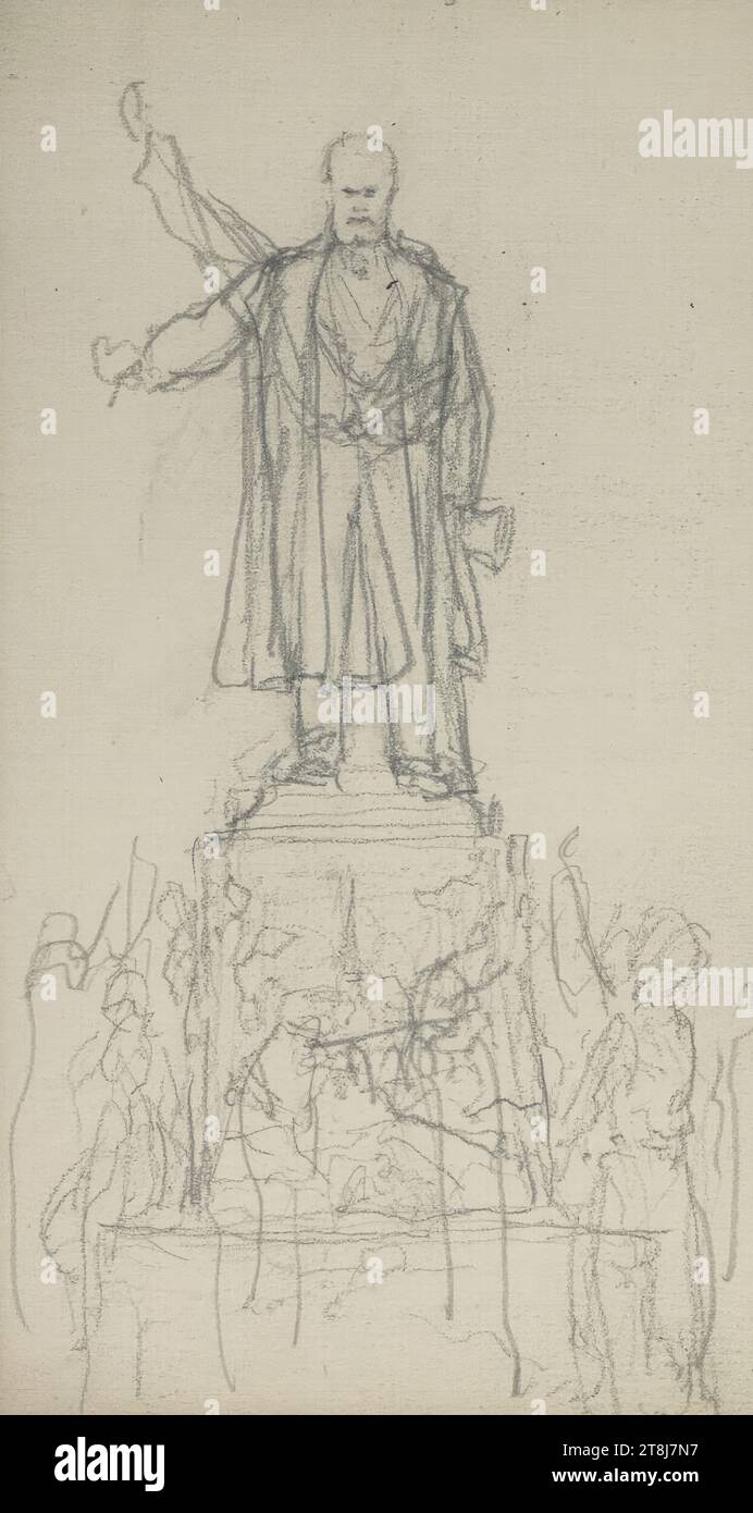 Design for a monument, sketchbook Swoboda Emerich Alexius; 32 paginated ...