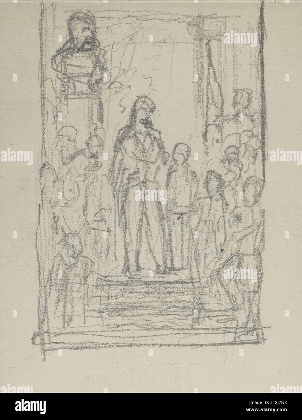 Design for a monument, sketchbook Swoboda Emerich Alexius; 32 paginated ...