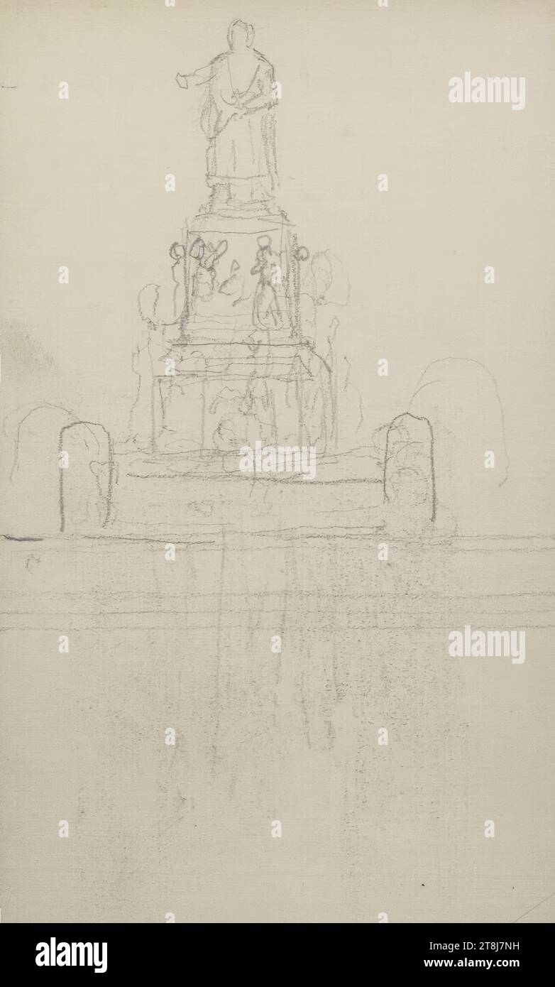 Design for a monument, sketchbook Swoboda Emerich Alexius; 32 paginated ...