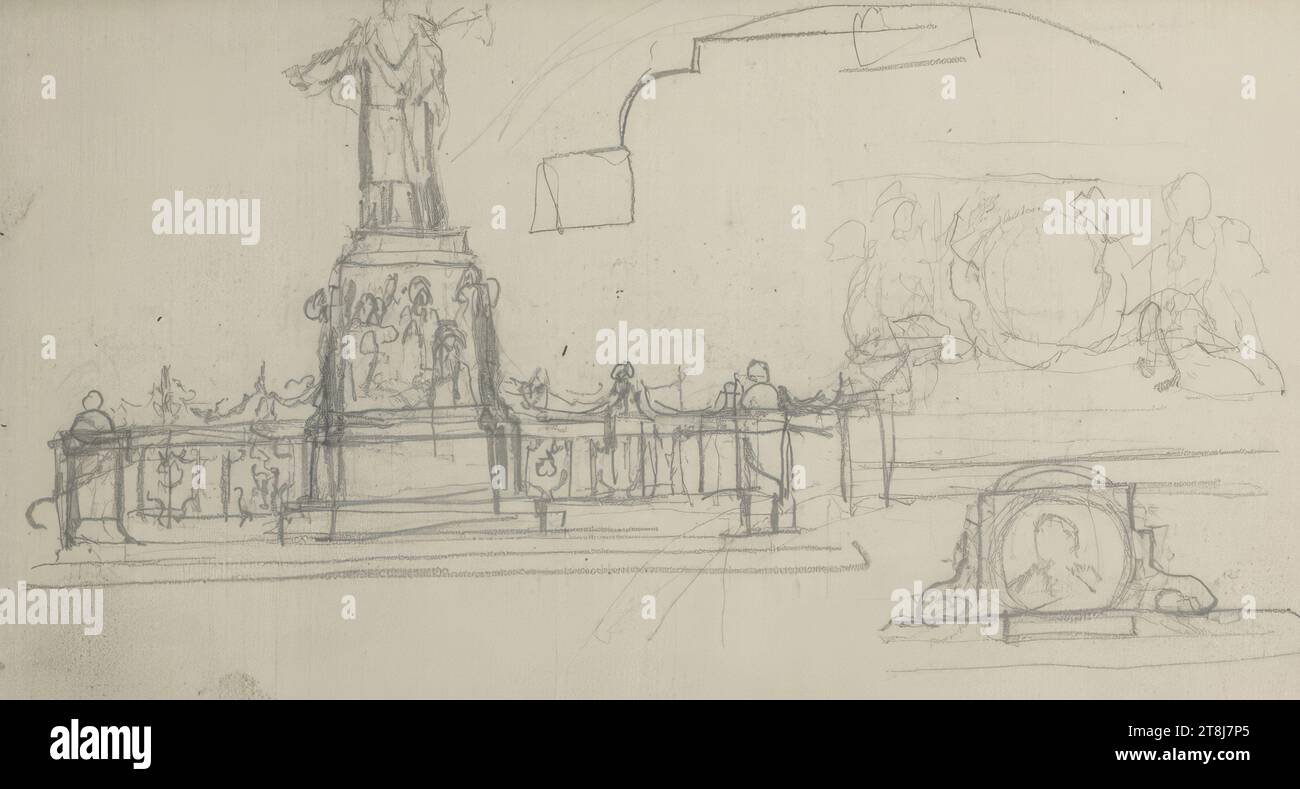 Design for a monument, sketchbook Swoboda Emerich Alexius; 32 paginated ...