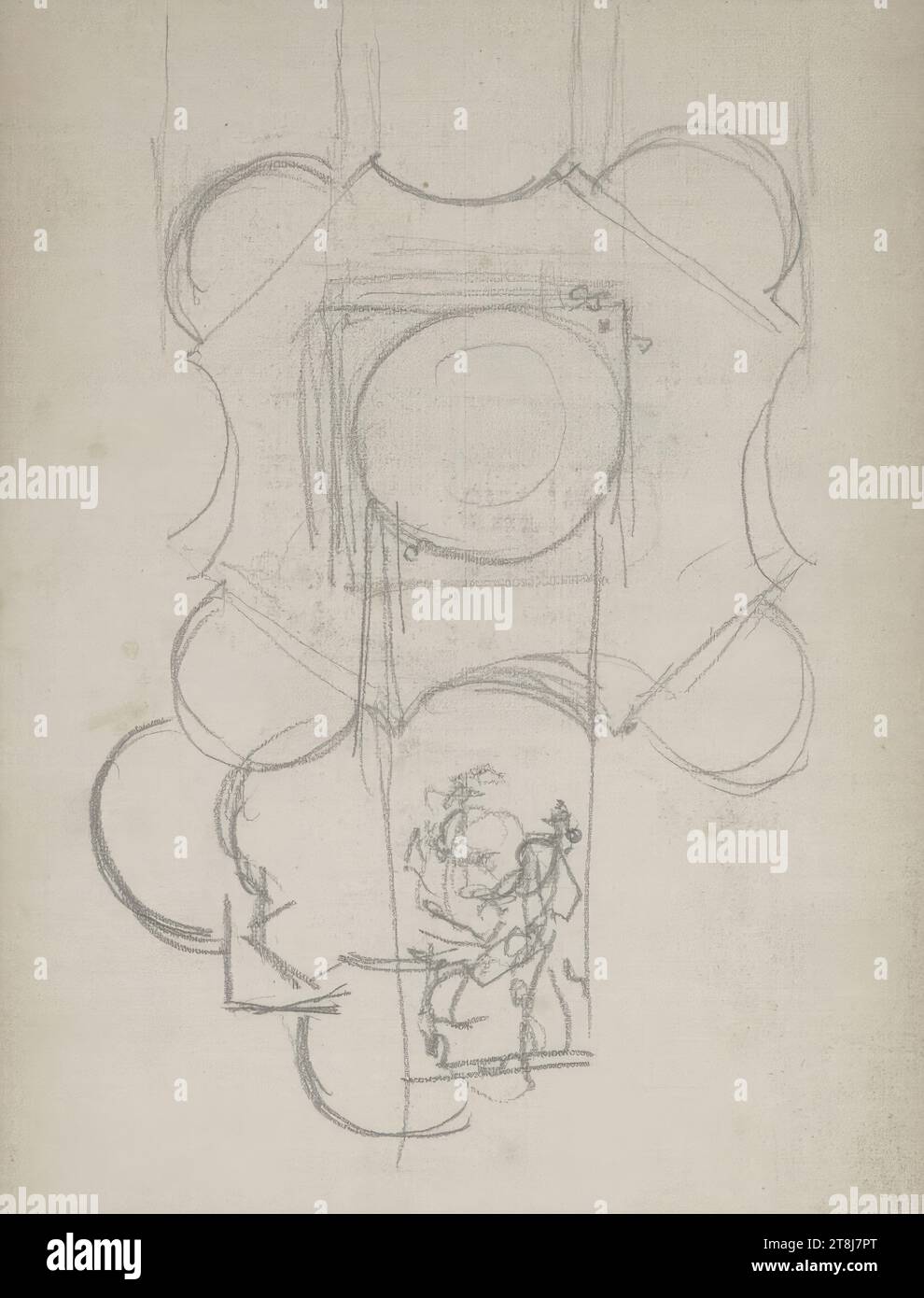 Floor plan of the well on the previous pages; unclear figure sketch ...