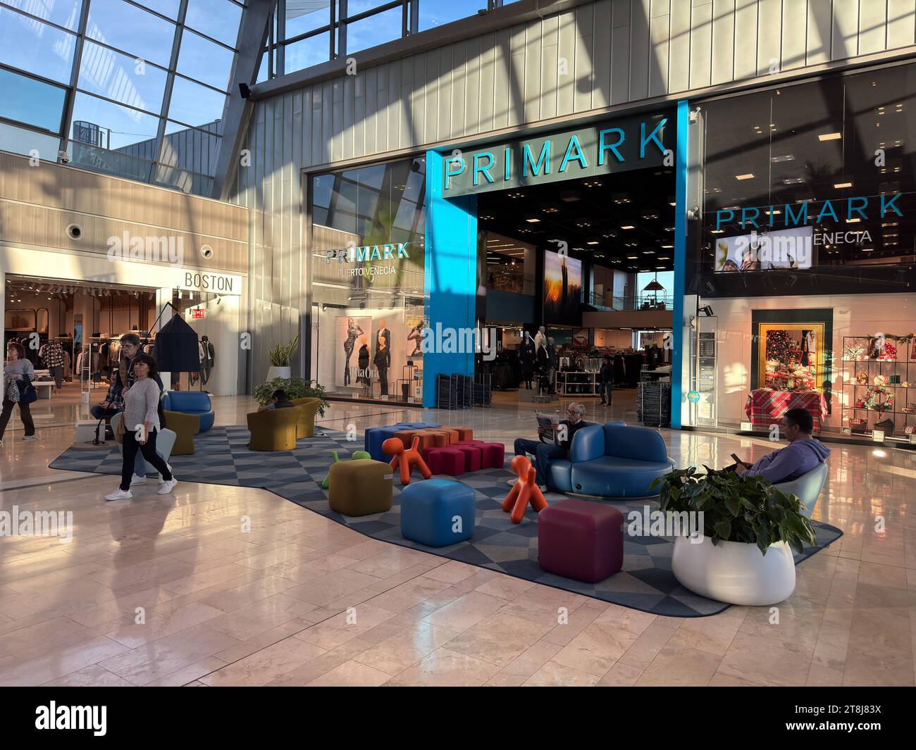 Primark store in Puerto Venecia, well-recognized shopping center based ...