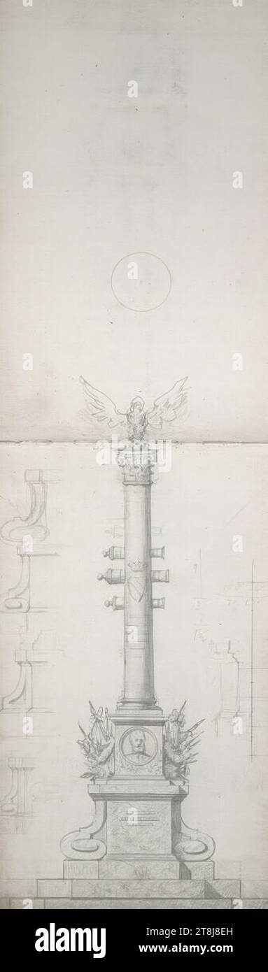 Design for a victory column, sketchbook Swoboda Emerich Alexius; 59 ...