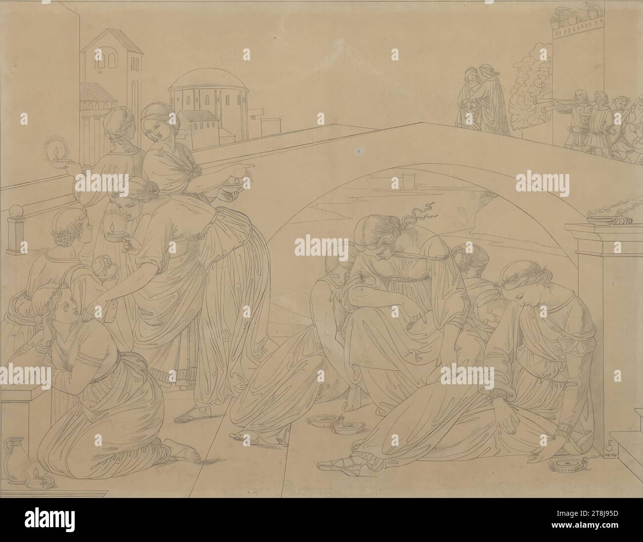 Rome 1840 hi-res stock photography and images - Alamy