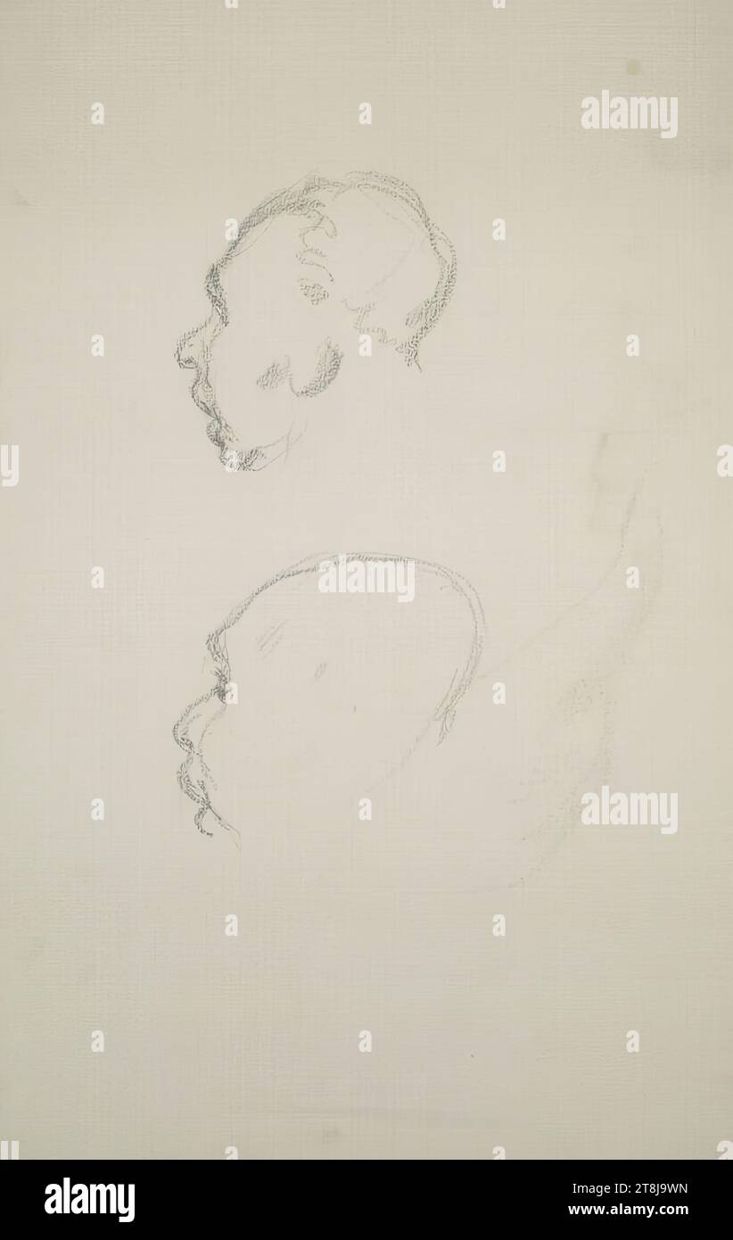 Two head sketches hi-res stock photography and images - Alamy