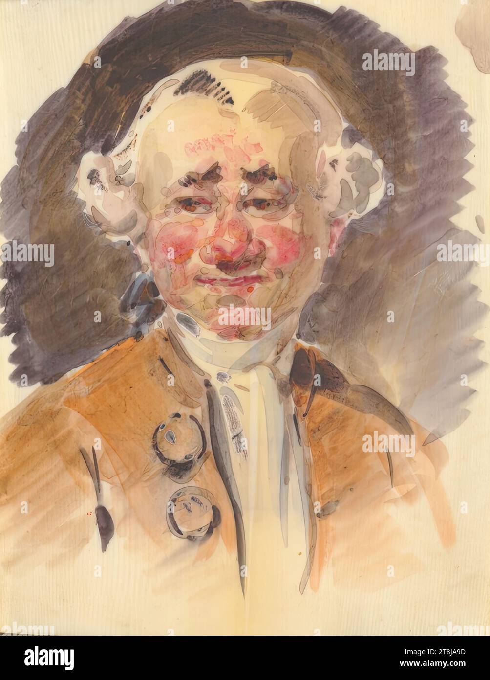 Portrait of the court actor Carl Schwarz, 1768-1838, in role costume ...