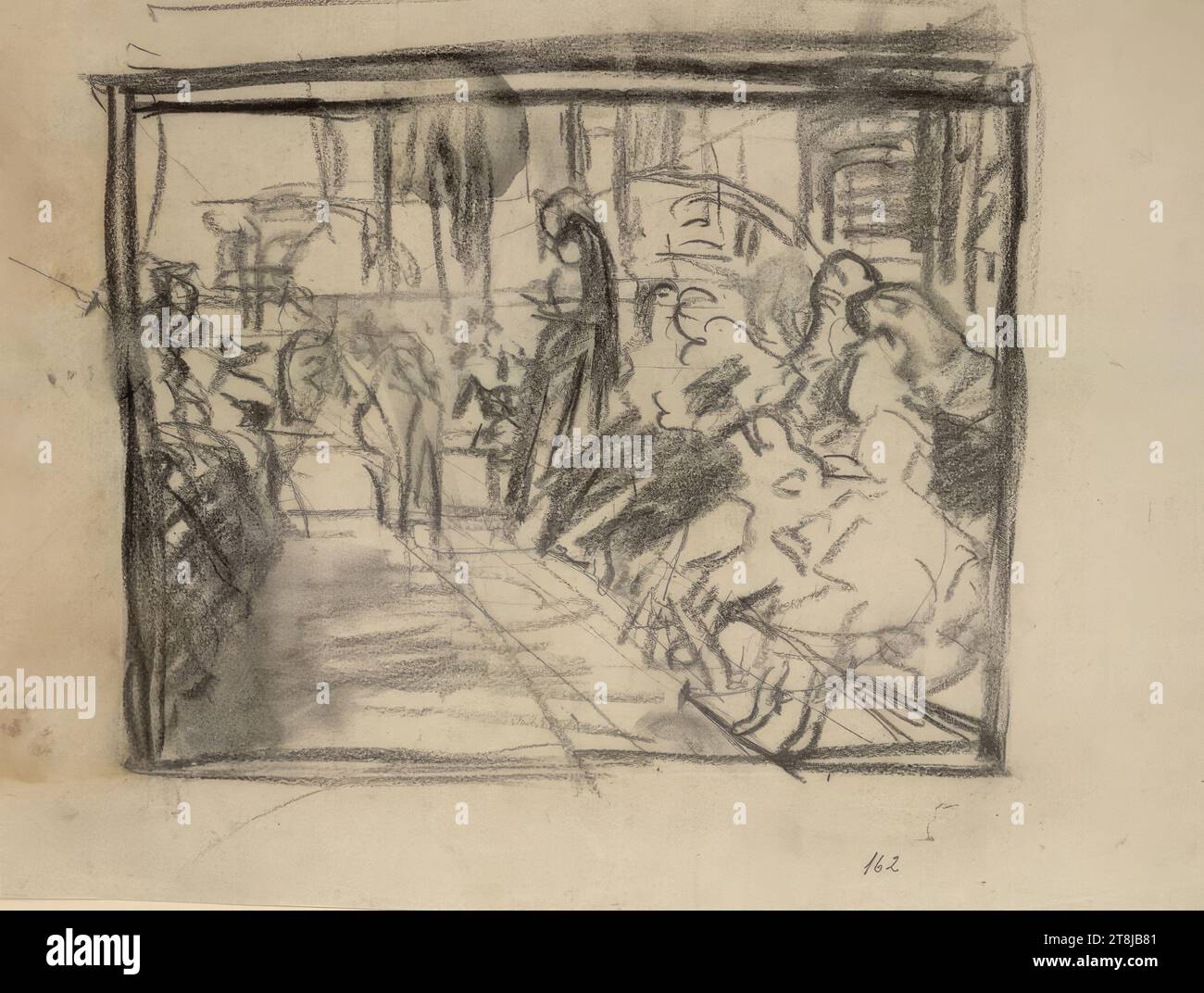 Study on the Disputa, Cecil van Haanen, Vienna 1844 - 1914 Vienna ...