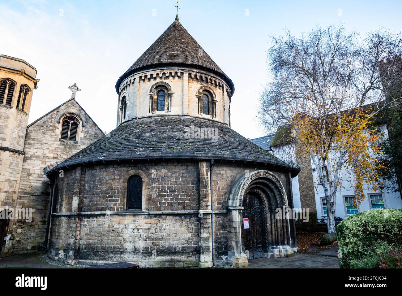 Round church Building in Cambridge, UK Stock Photo - Alamy