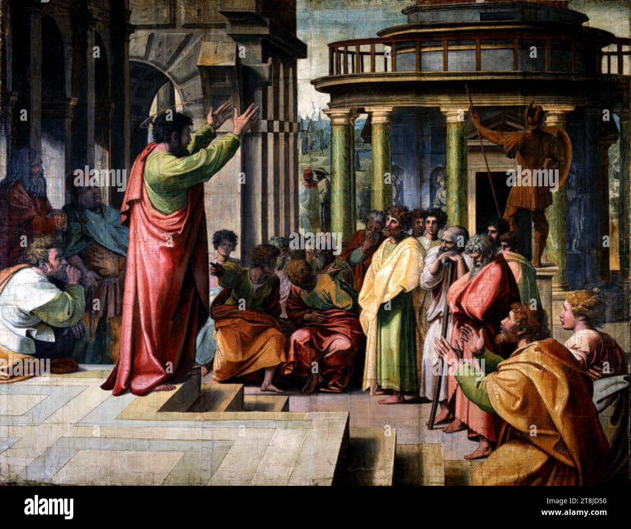 V&A - Raphael, St Paul Preaching in Athens (1515 Stock Photo - Alamy