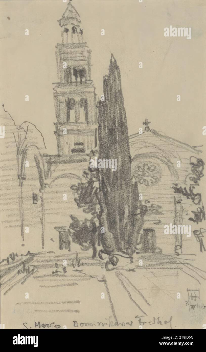 San Marco, Dominican cemetery, Hermann Heller, Vienna 1866 - 1949 ...