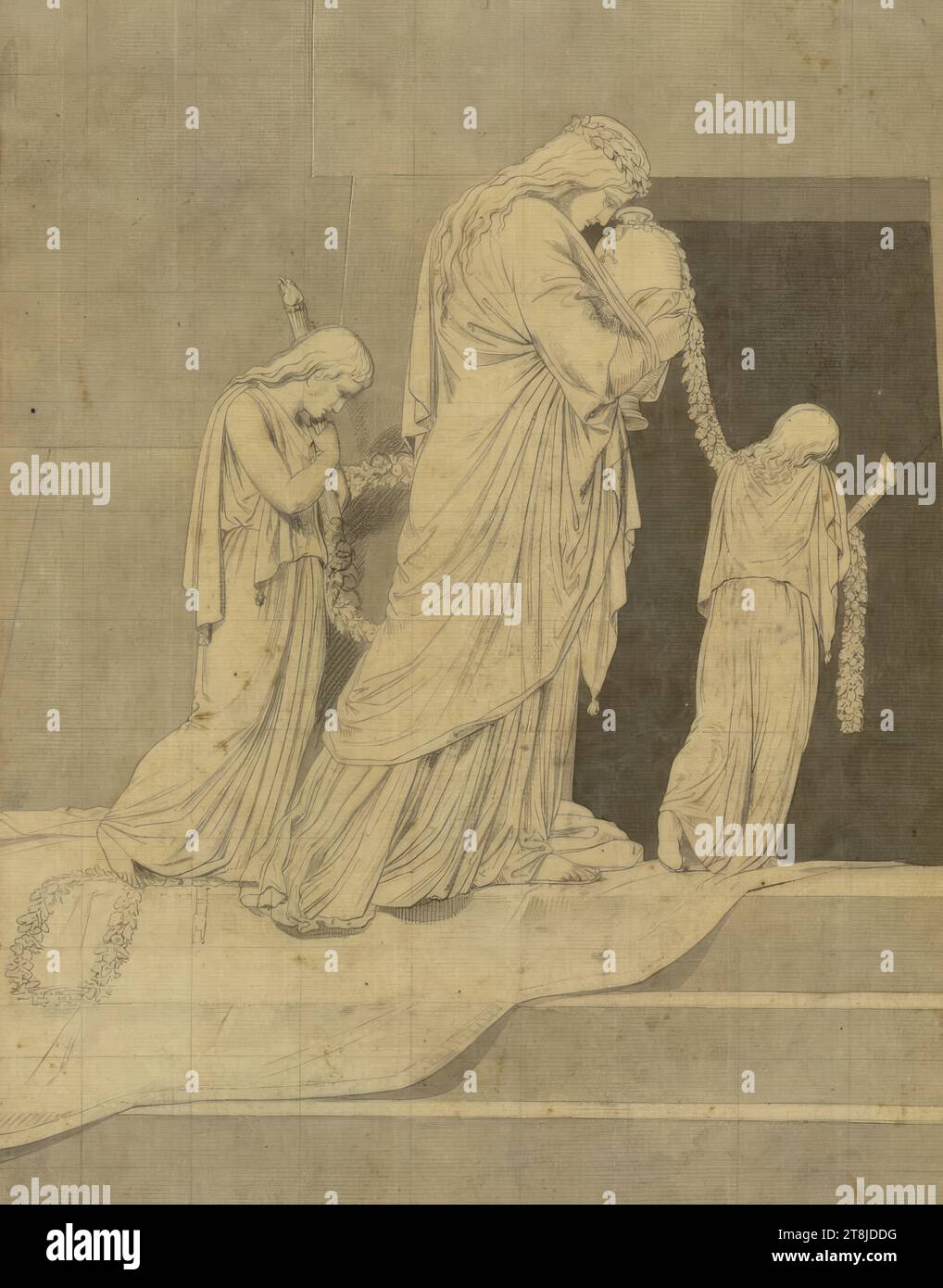 Design for the tomb of Marie Christine in the Augustinian Church of ...