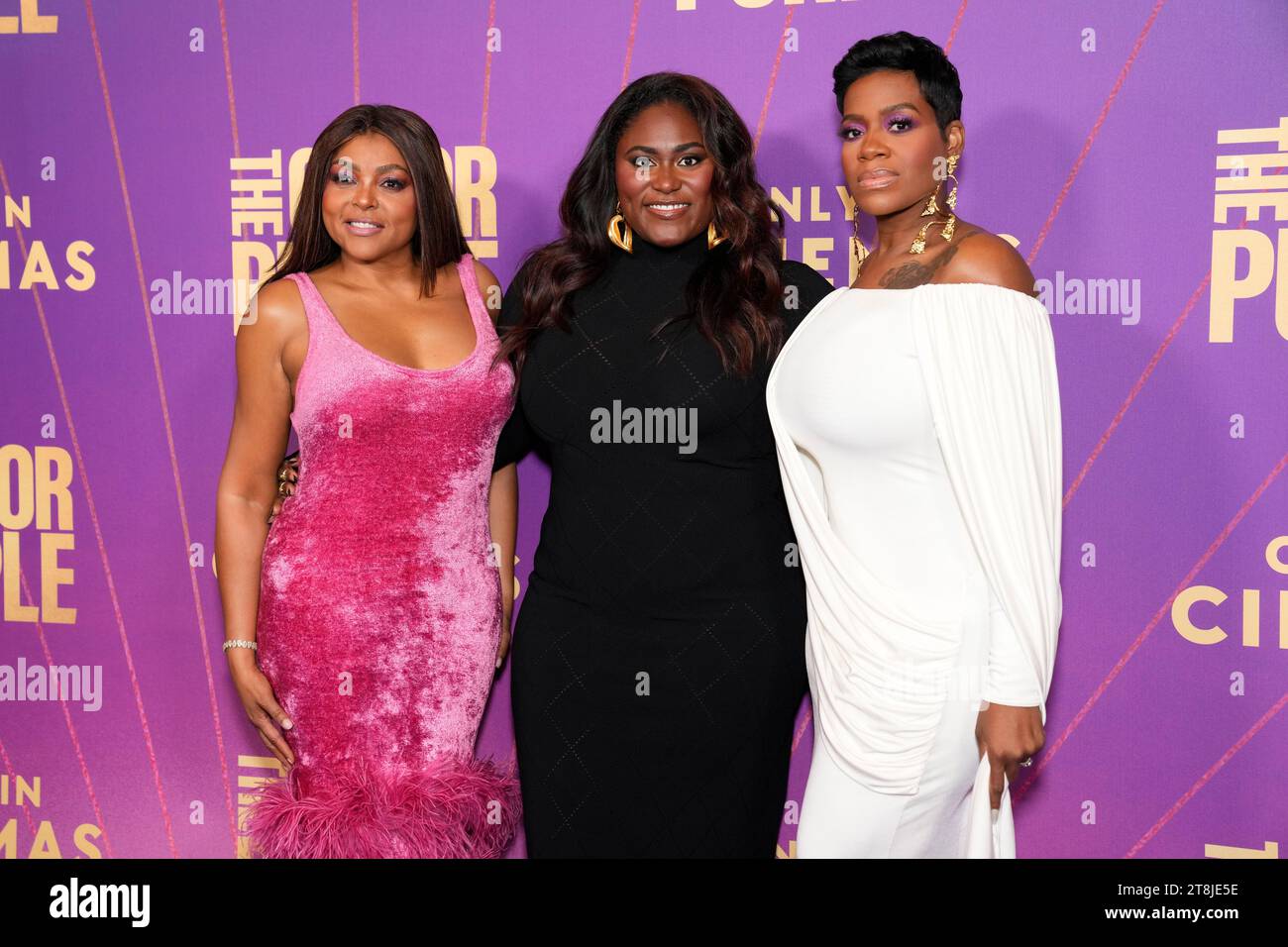 Taraji P. Henson, from left, Danielle Brooks and Fantasia Barrino pose ...