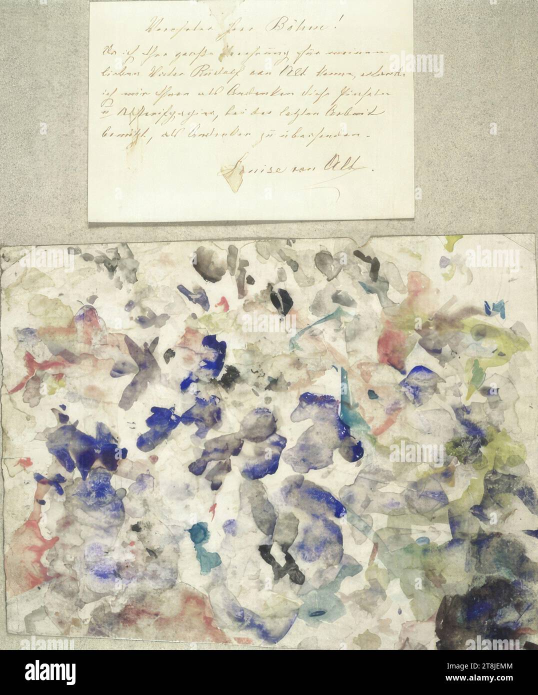 Painting props Rudolf von Alts, Rudolf von Alt, Vienna 1812 - 1905 ...