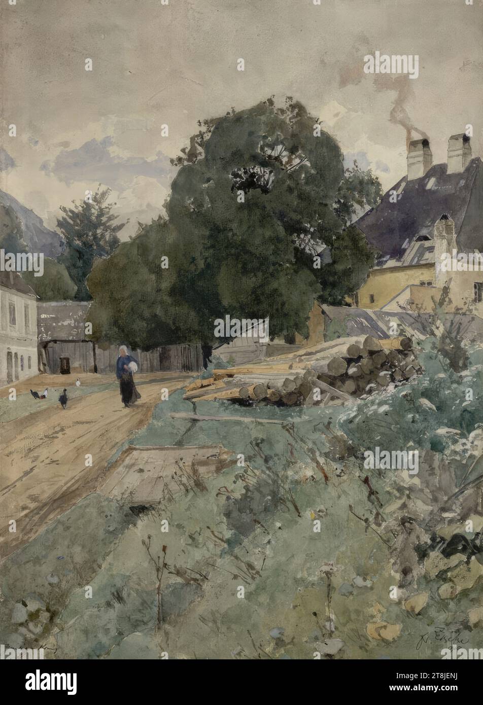 Motif from Heiligenkreuz, Eduard Zetsche, Vienna 1844 - 1927 Vienna ...