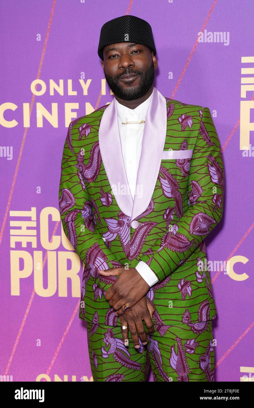 Director Blitz Bazawule poses for photographers upon arrival at the ...