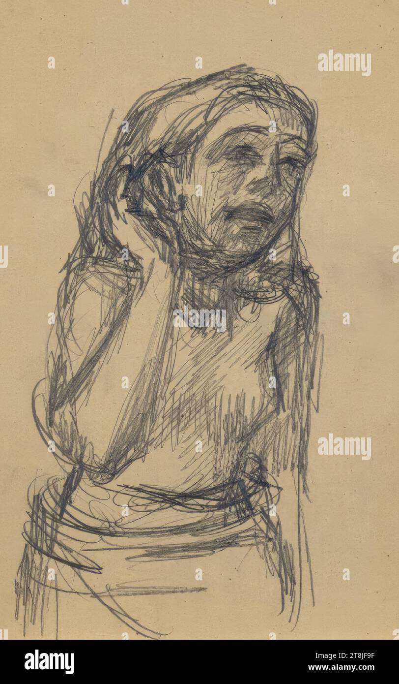 Figure study, Walther Gamerith, Eggenburg 1903 - 1949 Vienna, drawing ... Figure study, Walther Gamerith, Eggenburg 1903 - 1949 Vienna, drawing ...