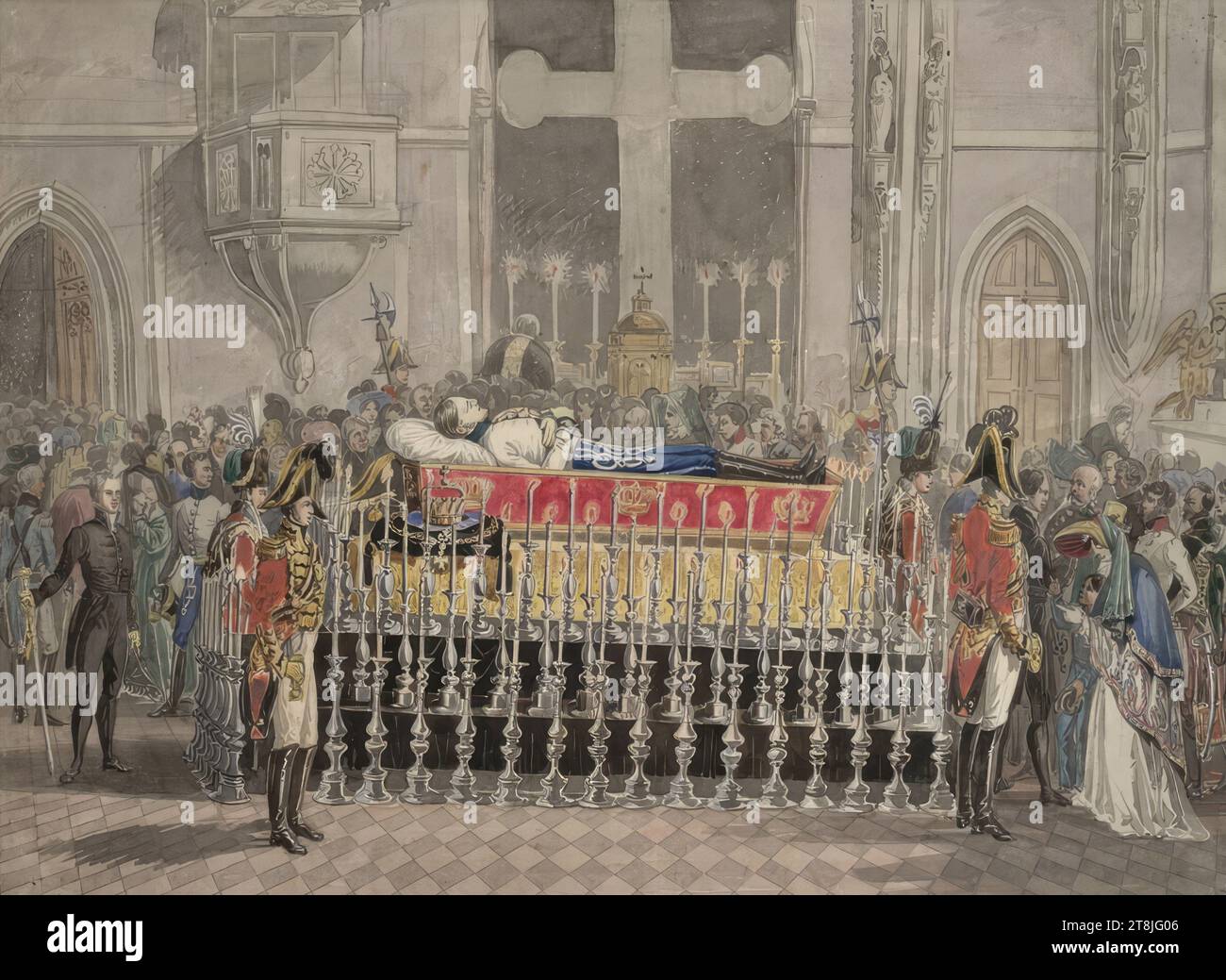 The Duke of Reichstadt on the parade bed, Johann Nepomuk Höchle, Munich ...