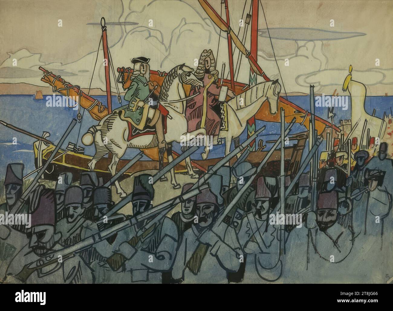 Drawing louis xiv hi-res stock photography and images - Alamy