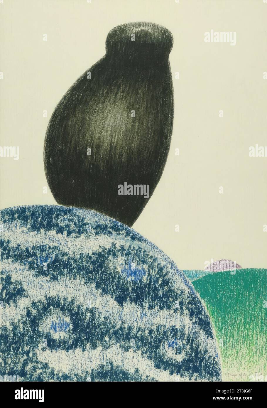 Sfinga sfér, Karel Havlíček, Prague 1876 - 1951 Prague, 1975, drawing ...