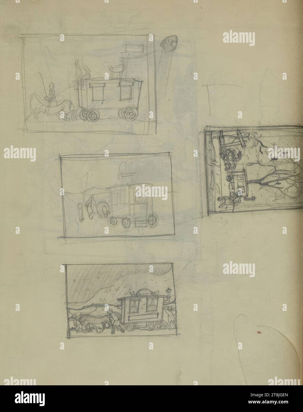 Various small composition sketches hi-res stock photography and images ...