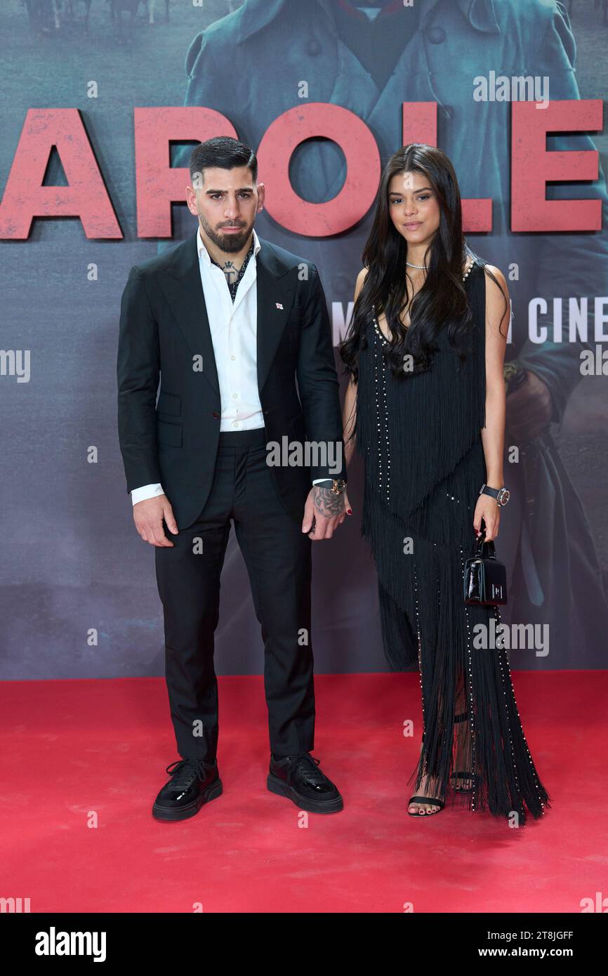 Madrid. Spain. 20231120, Ilia Topuria, Giorgina Uzcategui Badell ...